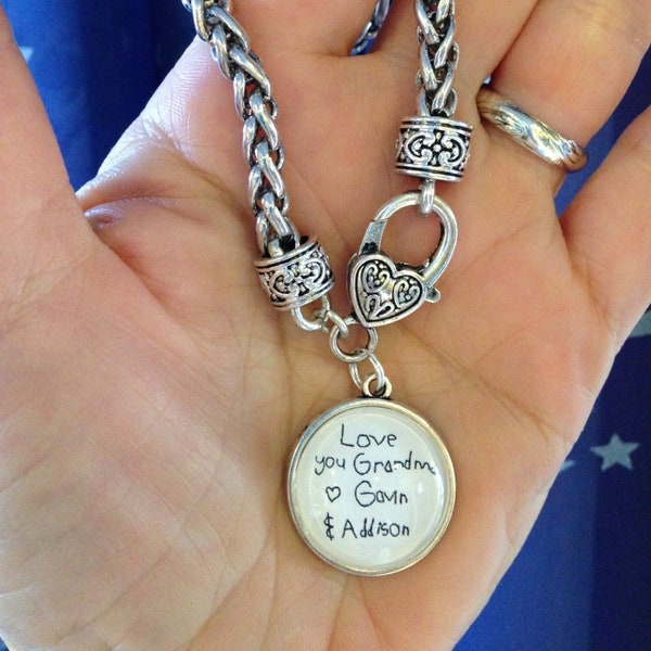 Handwriting Charm - Etsy
