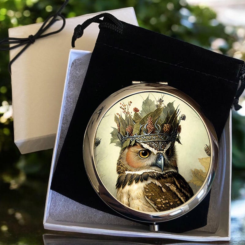 Owl Mirror - Etsy