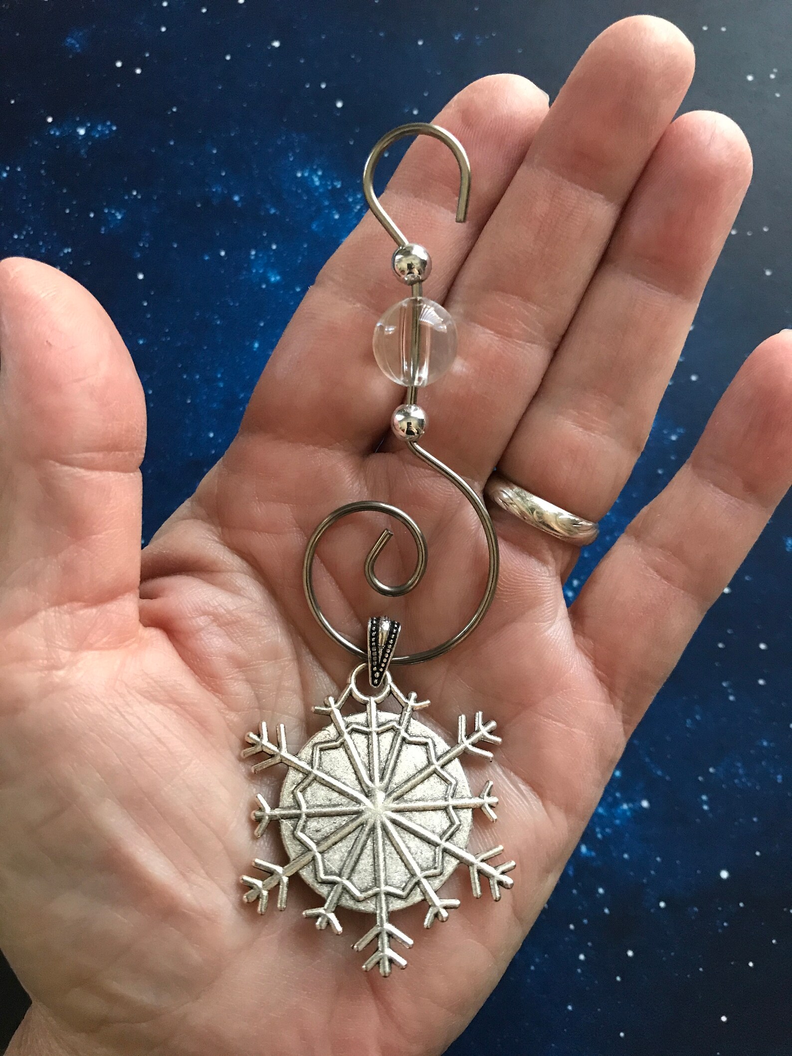 Mini Snowflake Family Tartan Christmas Ornament Small | Etsy