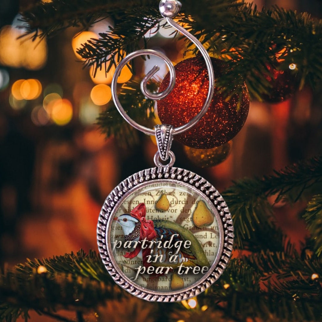 12 Days of Christmas Ornament: Partridge in a Pear Tree - Heirloom Xmas ...