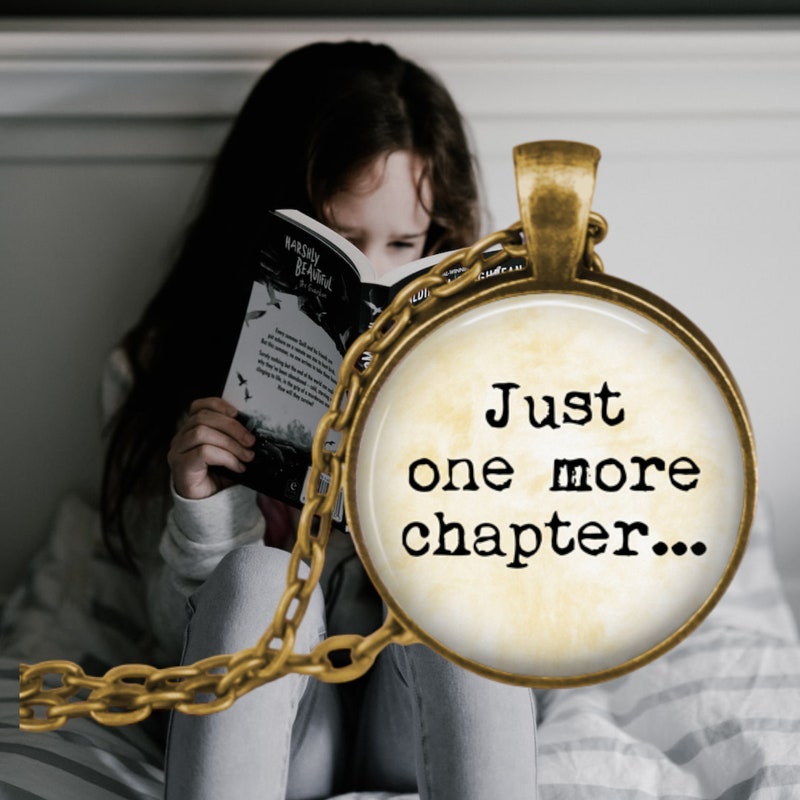 Necklace Just a Chapter - Etsy