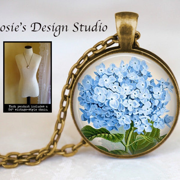 Hydrangea Necklace - Etsy