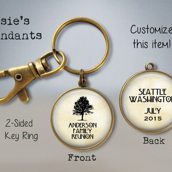Family Reunion Key Chains - Etsy