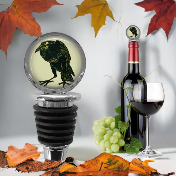 Crow Wine Glass - Etsy
