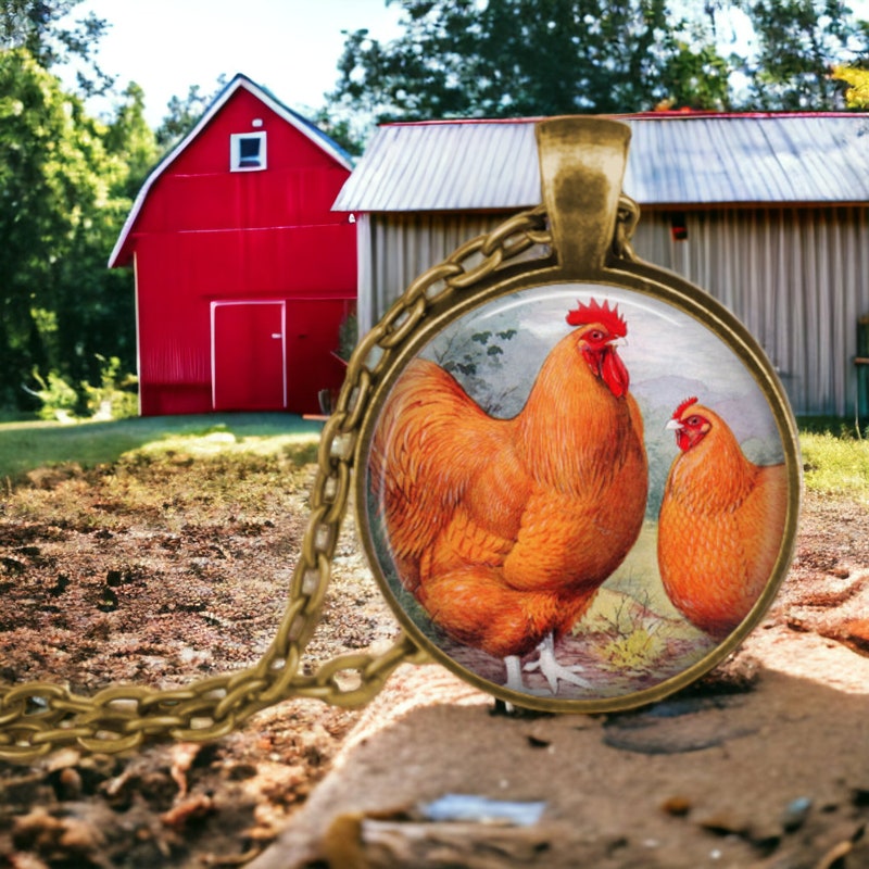 Chicken Necklace - Etsy