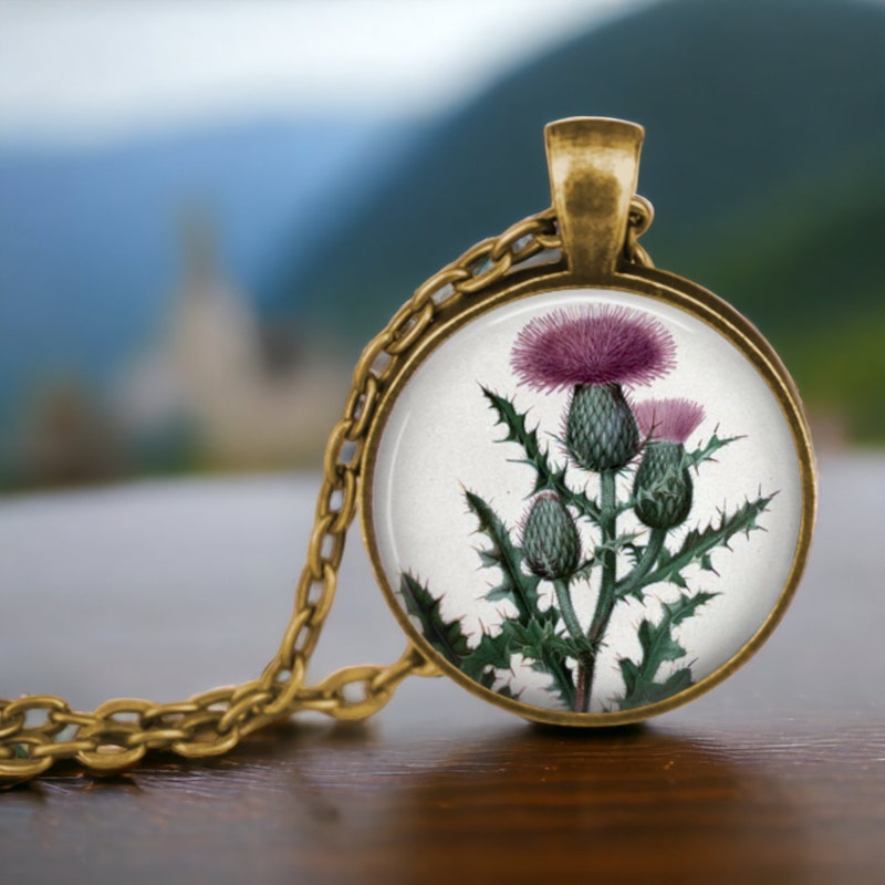Scottish Thistle Jewelry - Etsy