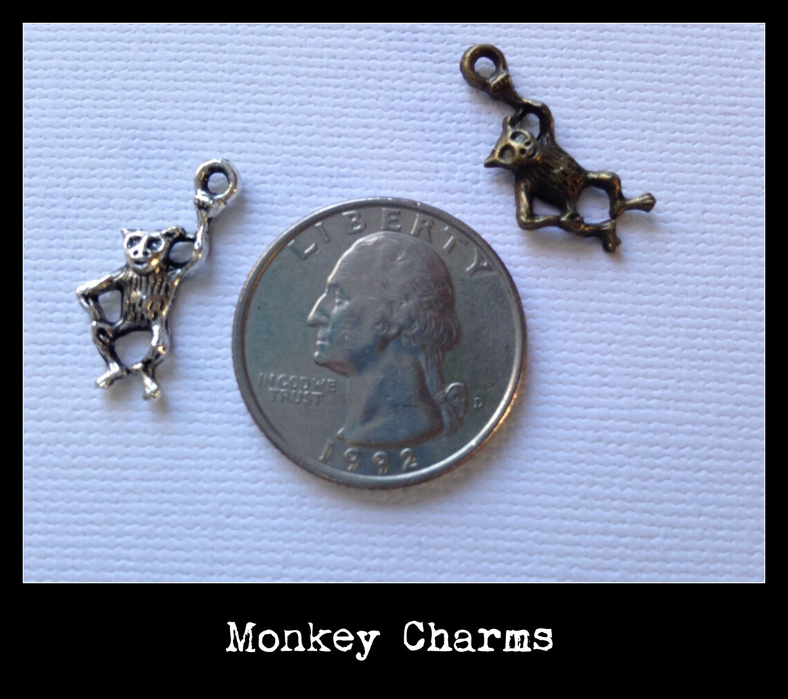 Wizard of Oz Pendant Necklace: Flying Monkey Charm, Book Lover Gift - Etsy