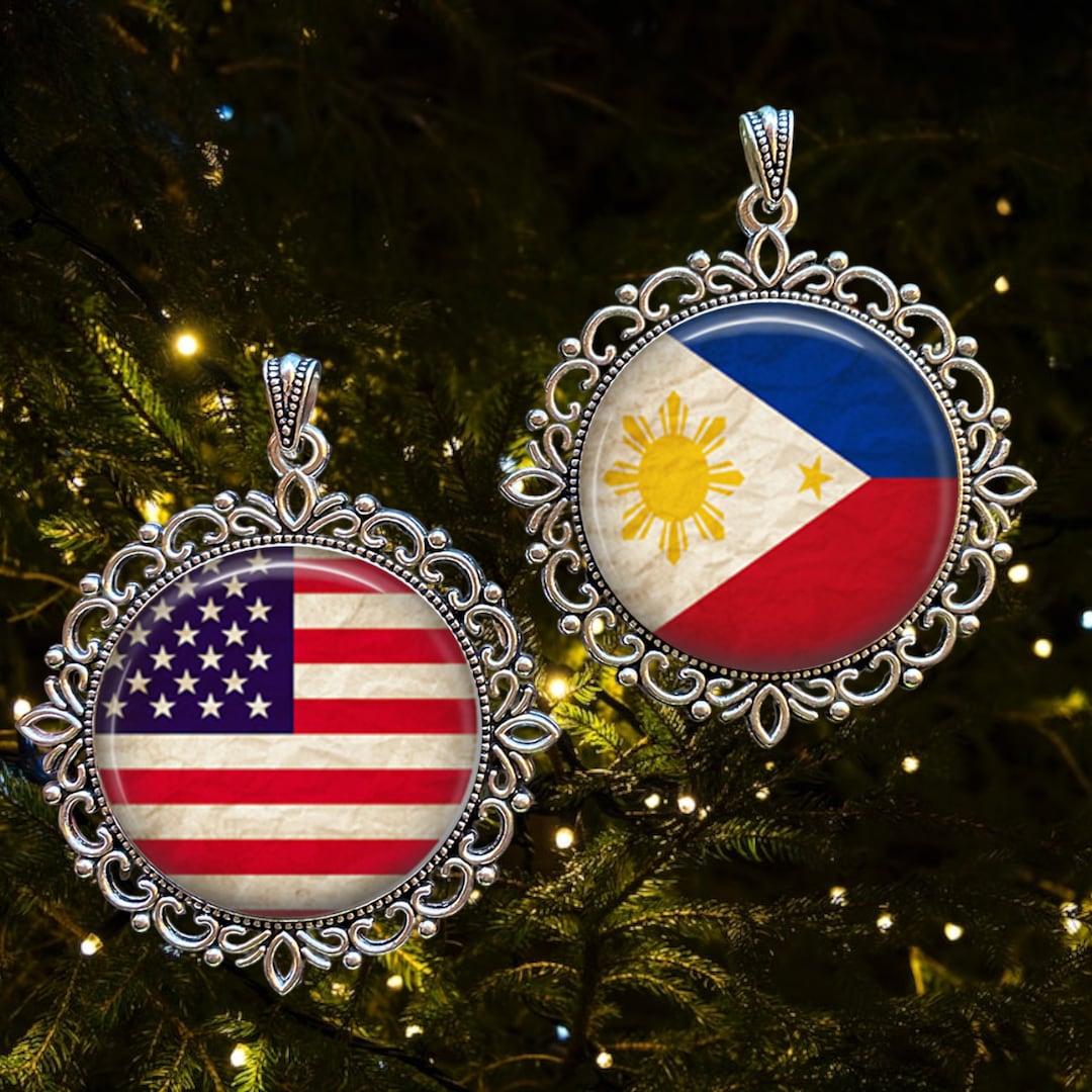 Custom World Flag Christmas Ornament: Heritage Keepsake - Etsy