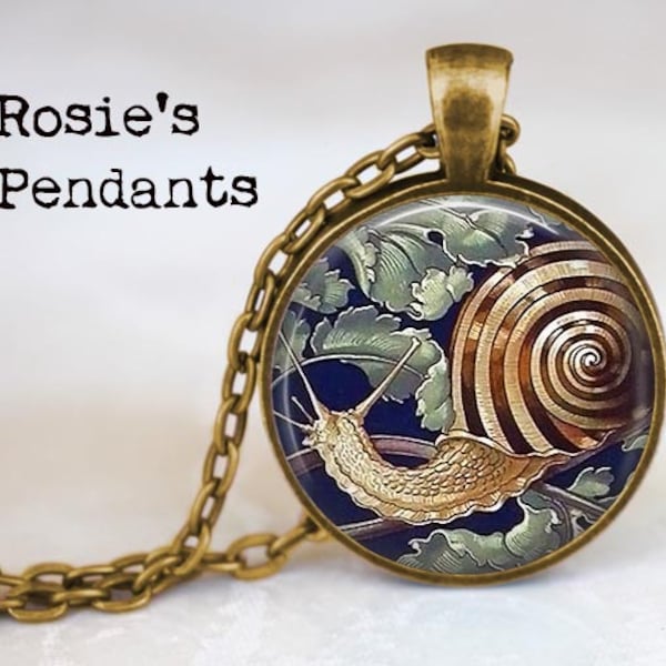 Snail Shell Necklace - Etsy