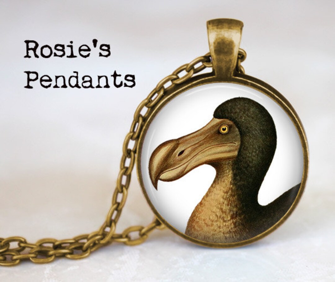 Dodo Bird Pendant Necklace Extinction Botanical Jewelry - Etsy