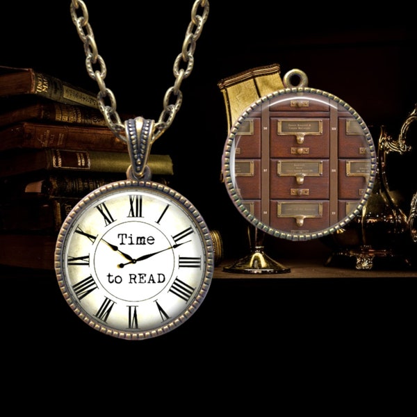 Pocketwatch Necklace - Etsy