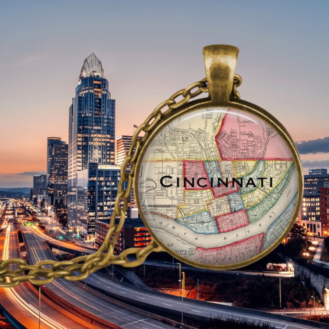 CUSTOM Hometown Map Pendant Necklace Personalized - Custom Map Jewelry ...