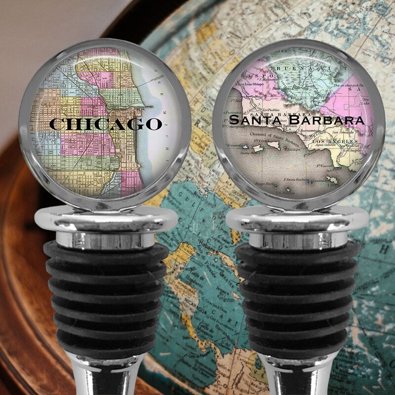 World Map Bottle Design - Etsy