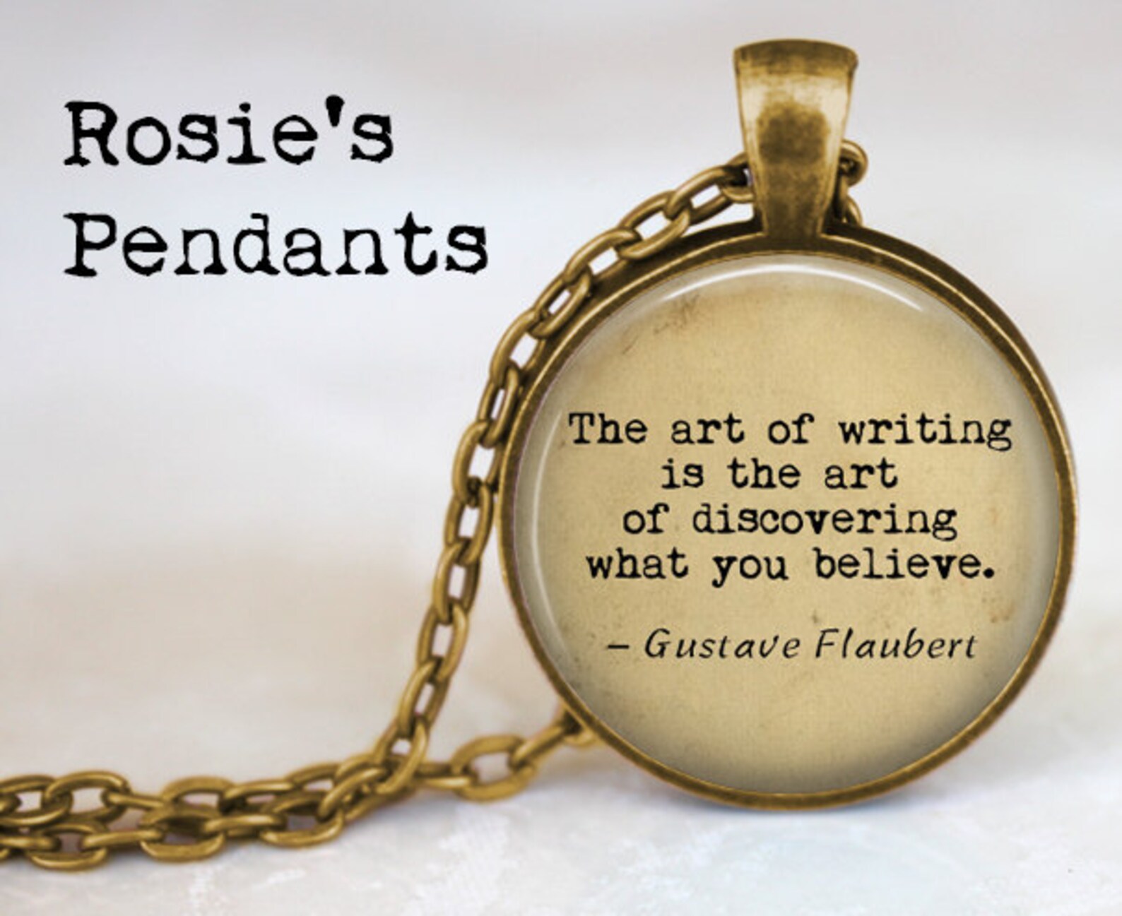 Gustave Flaubert Quote the Art of Writing is the Art of - Etsy