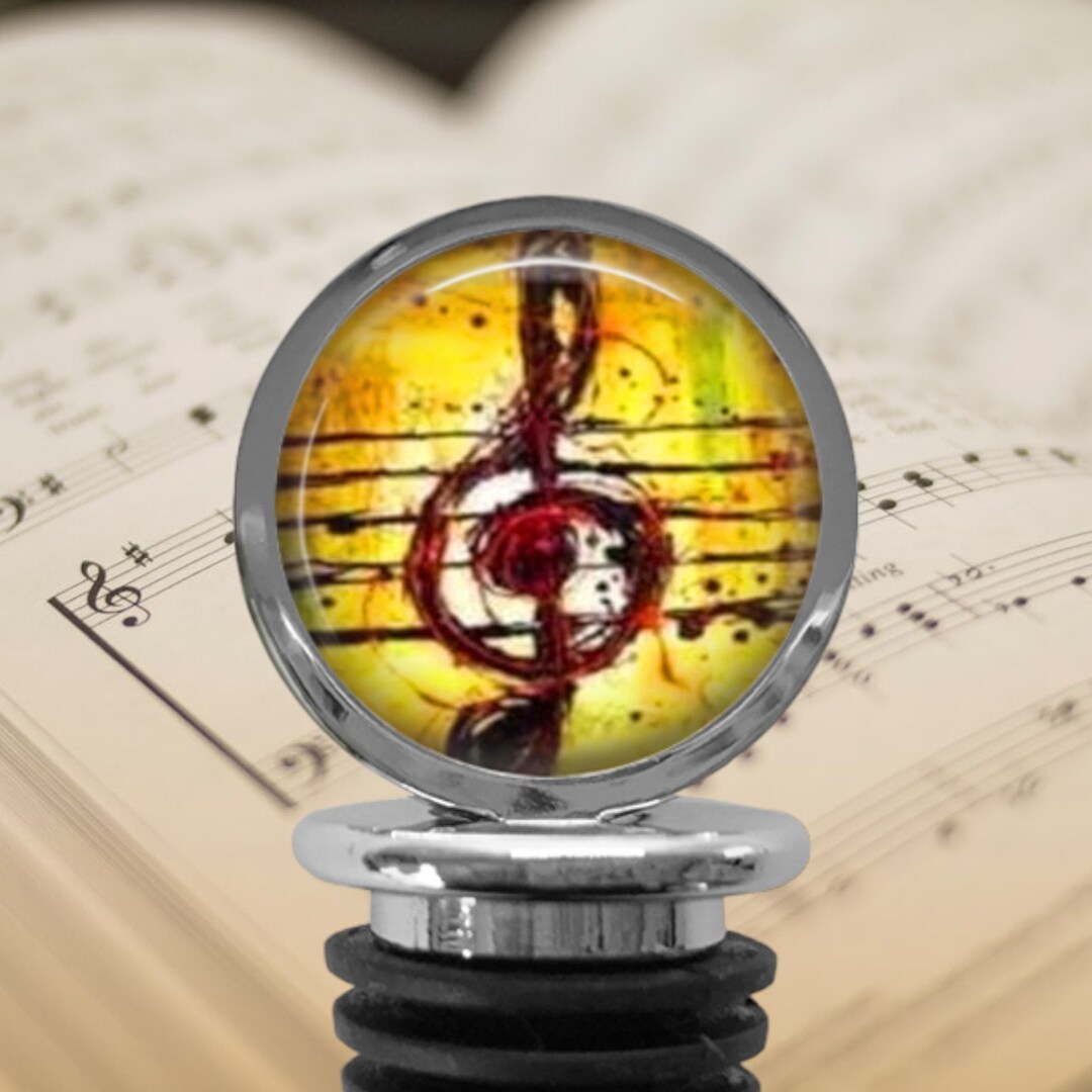Treble Clef Wine Stopper: Music Lover Gift - Etsy