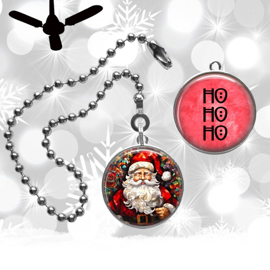 SANTA CLAUS Light or Fan Pull Christmas Decor Lamp Chain - Etsy UK