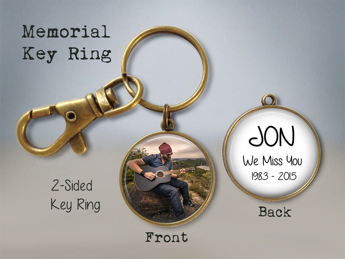 Memorial Key Chain Keepsake Friend or Child Remembrance - Etsy Canada