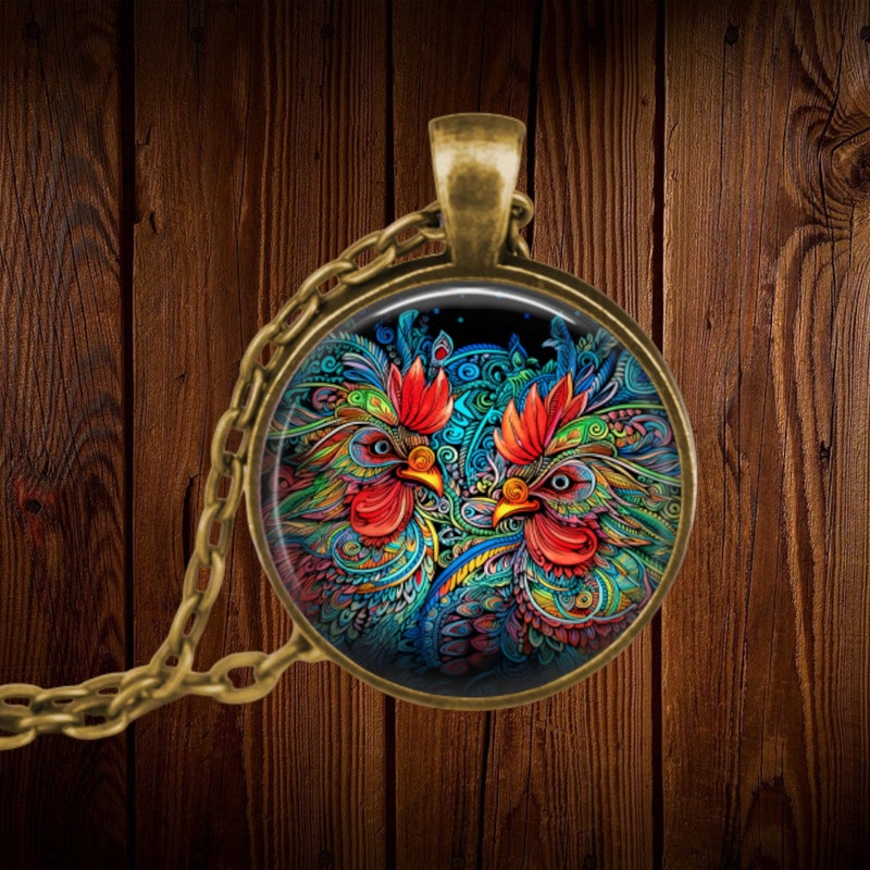 Chicken Necklace - Etsy