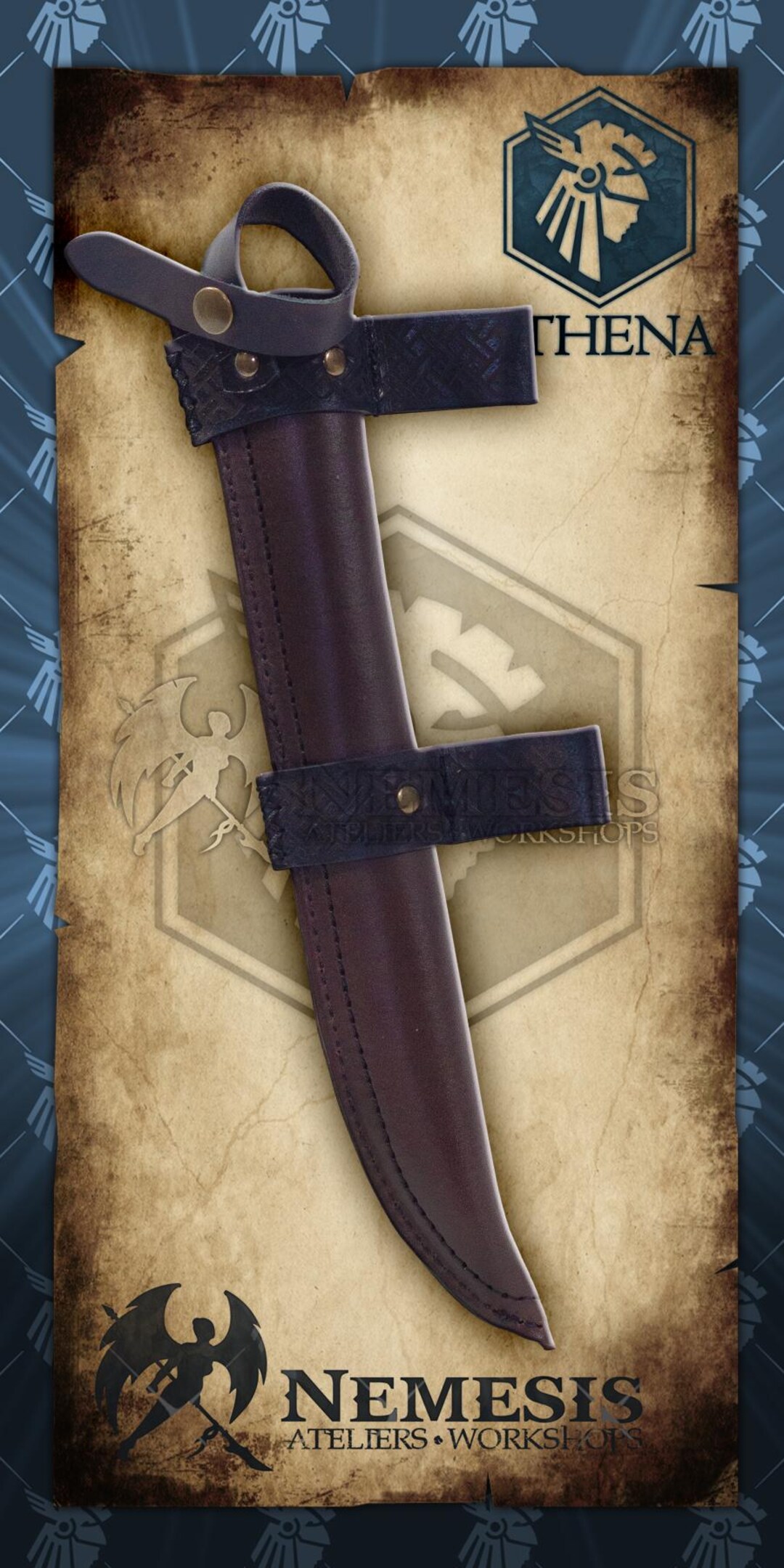 Ranger's Knife Scabbard - LARP Dagger Scabbard - Cosplay - Fantasy ...