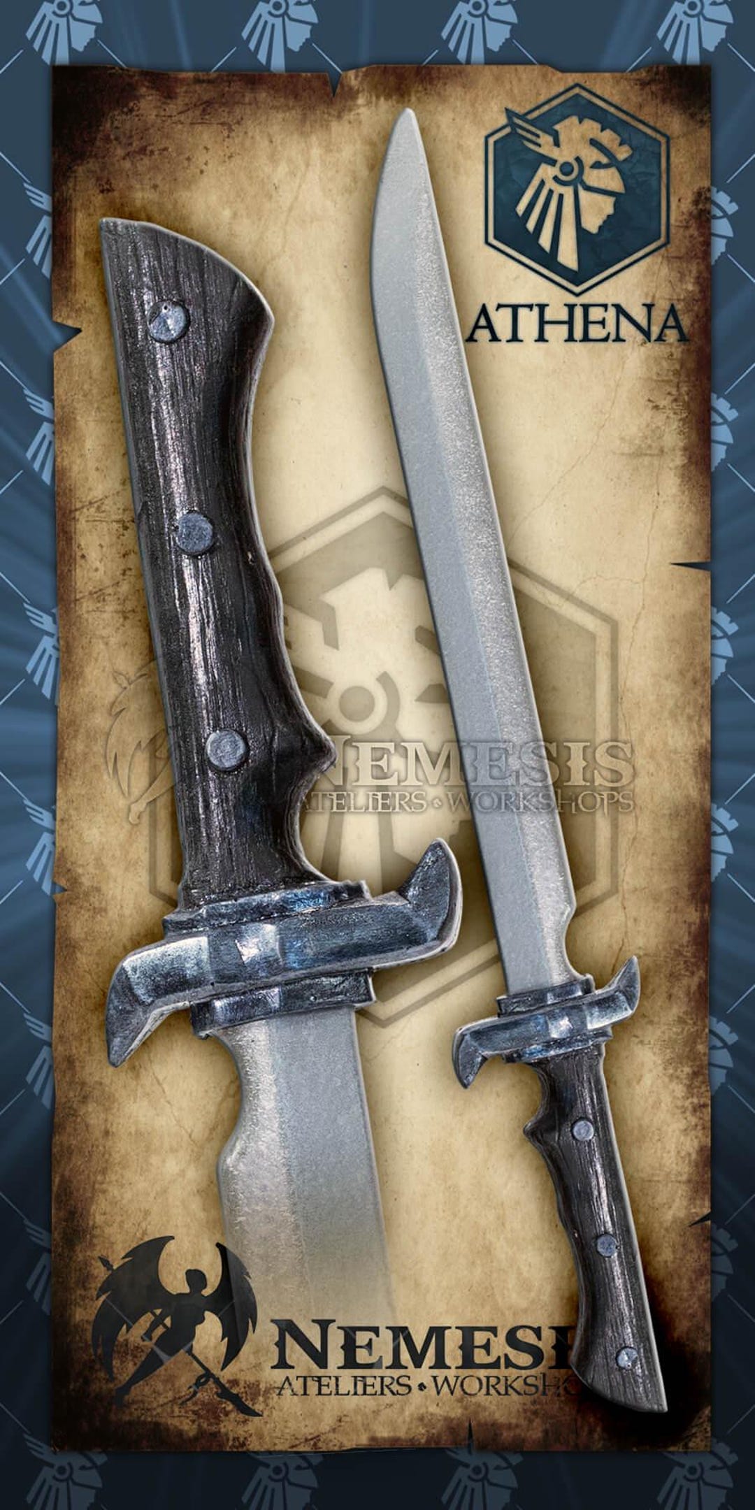 Ranger's Knife - LARP Knife - Latex Weapon - Roleplay Prop - Handmade by Nemesis Workshops ...