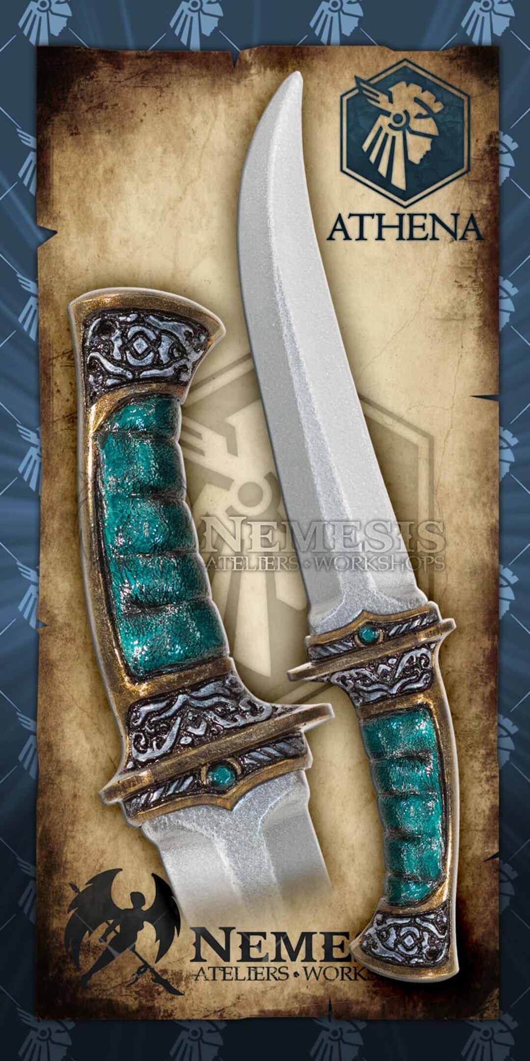 Kandjar Dagger - LARP Knife - Latex Weapon - Roleplay Prop - Handmade ...