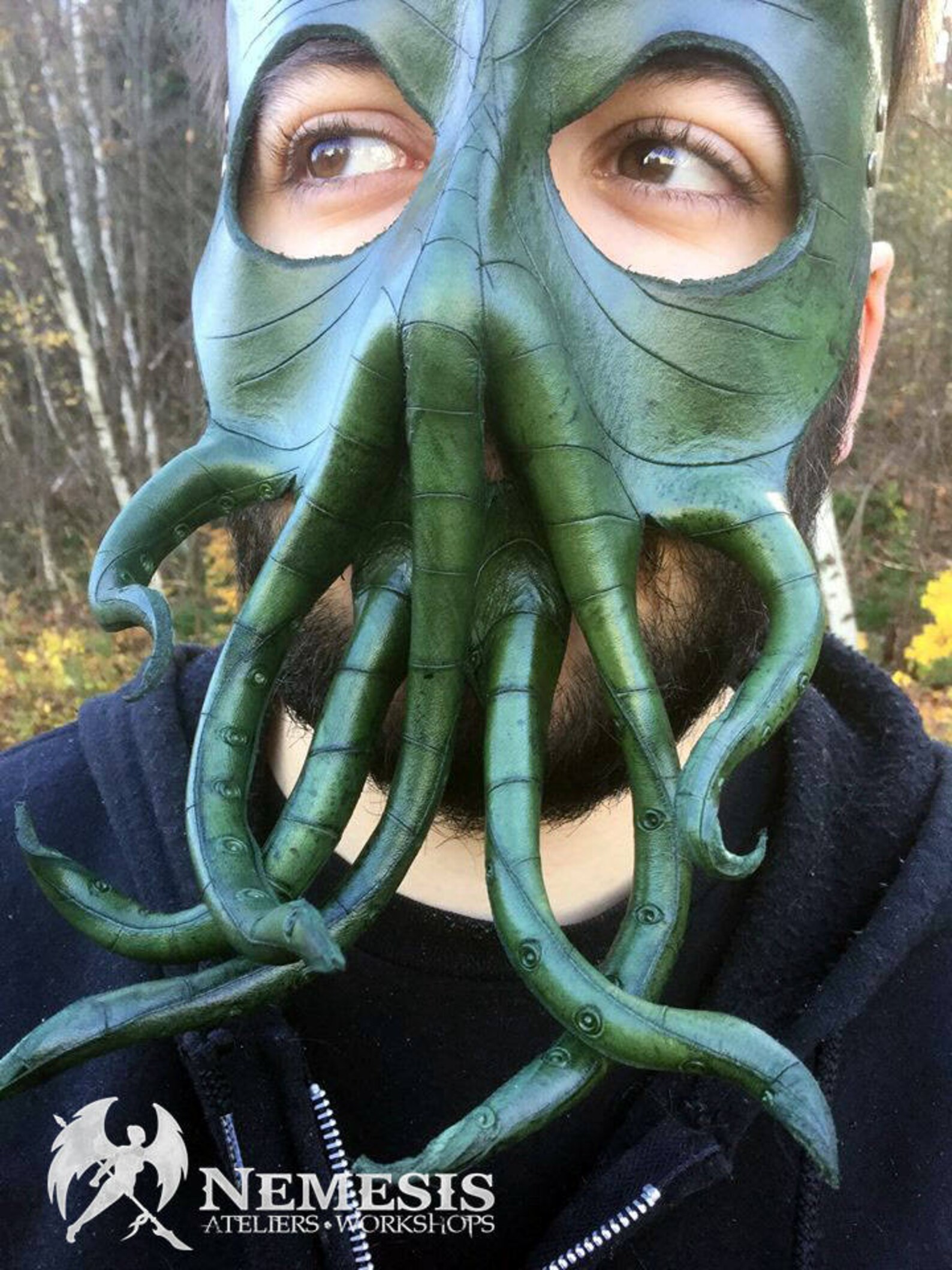 Cthulhu mask leather cthulhu mask | Etsy
