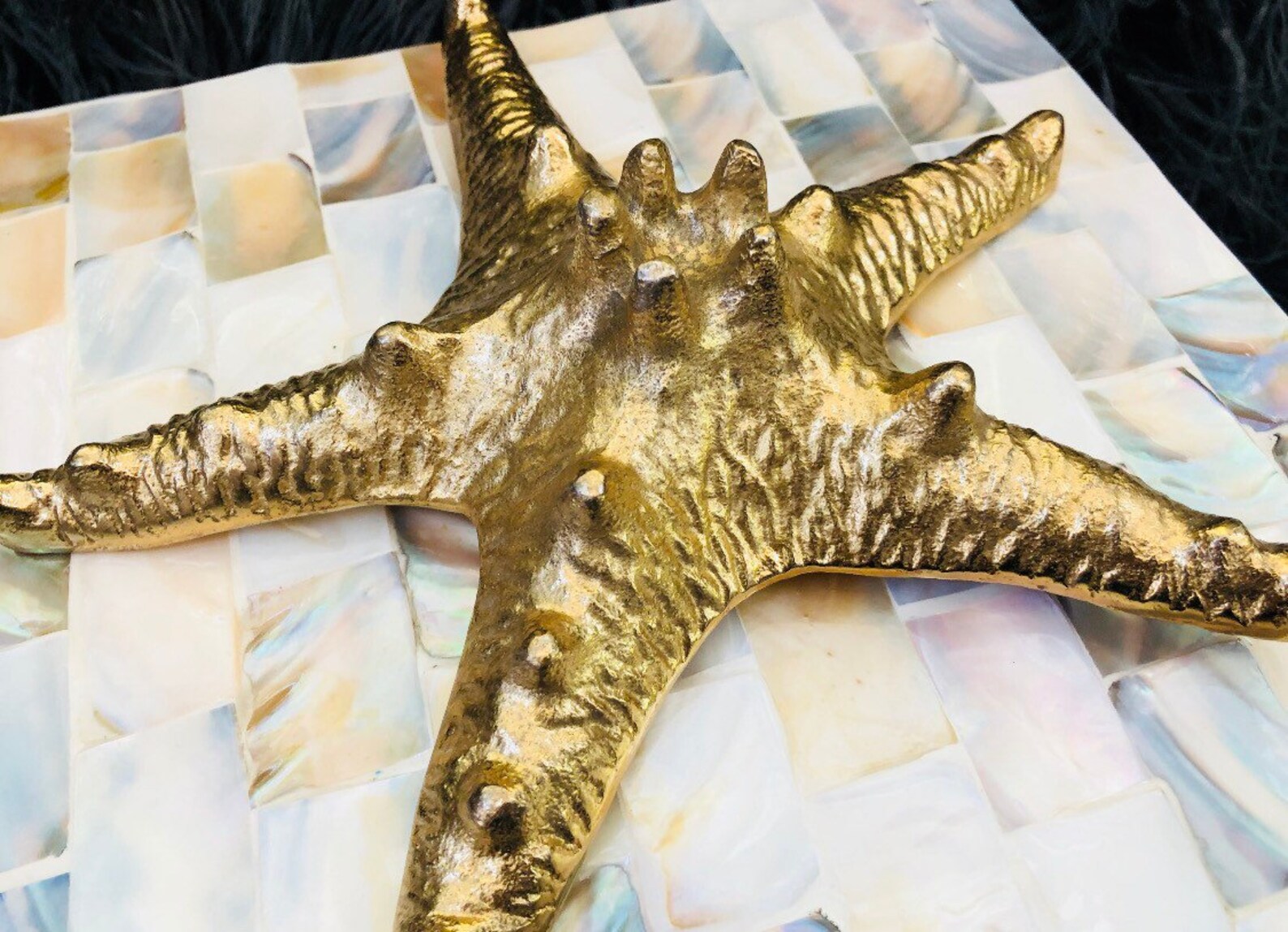 Gorgeous Mother-of-pearl Inlayed Boxes With Cast Metal - Etsy