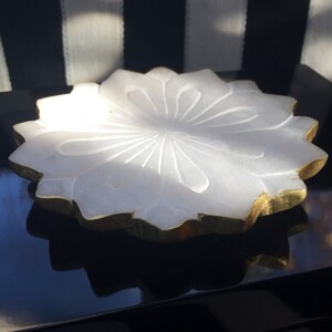 Large Black Lacquer Box With Serene Hand-carved Gilded Marble Lotus ...