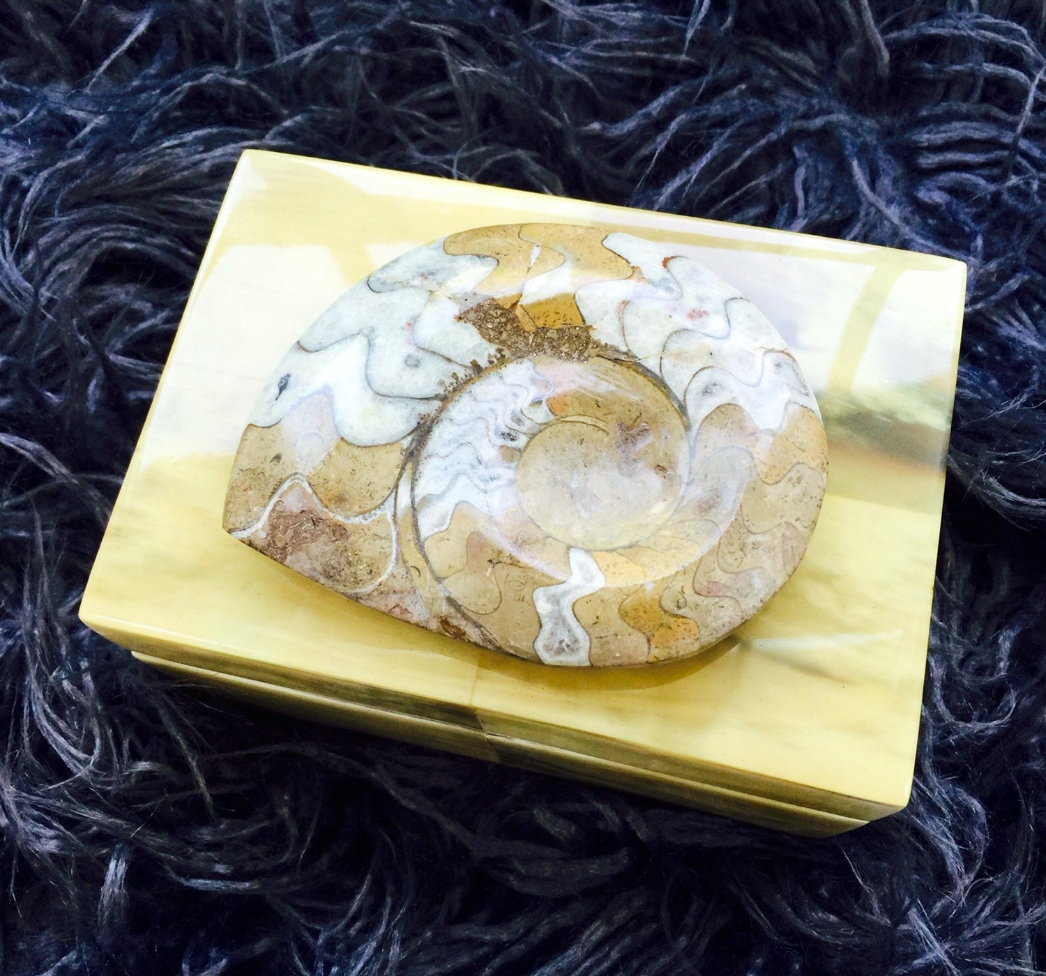 Inlayed Bone & Horn Tile Decorative Boxes With Stunning - Etsy