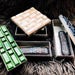 Striking Rectangular Pewter Boxes With Choice of Jade Green or Lapis ...