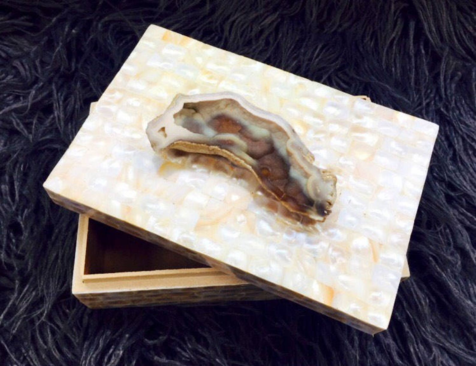 Mother-of-pearl Inlayed Boxes With Choice of Gorgeous - Etsy