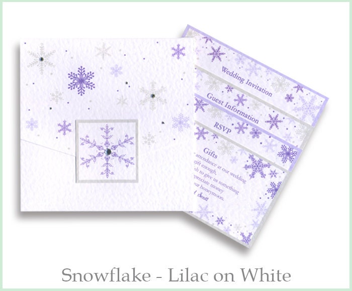 Decorative Snowflake Design for a Fun and Stylish Winter Wedding ...