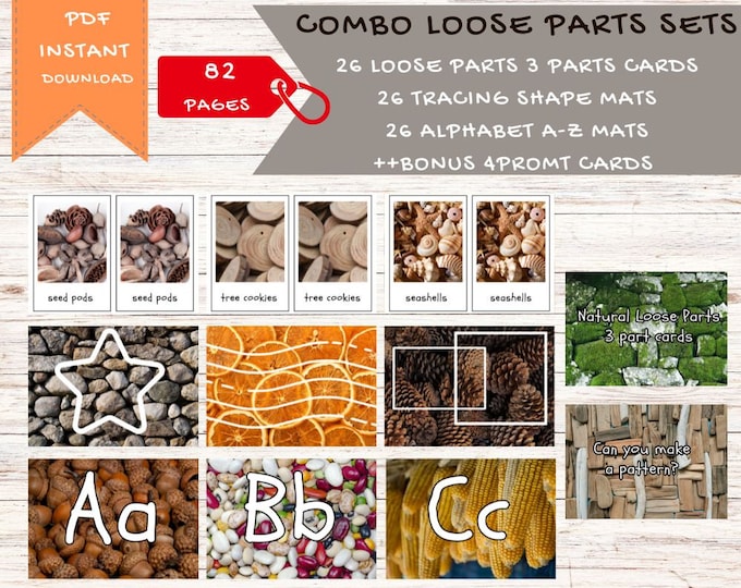 Natural Loose Parts Play Set - Etsy Canada
