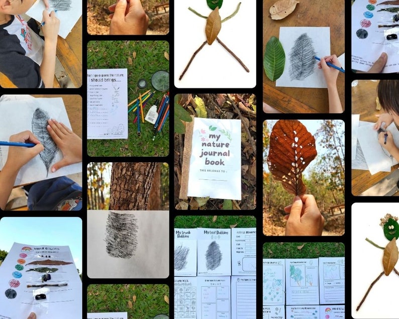 20 Pages of My Nature Journal Book, Nature Book, Nature Journal ...