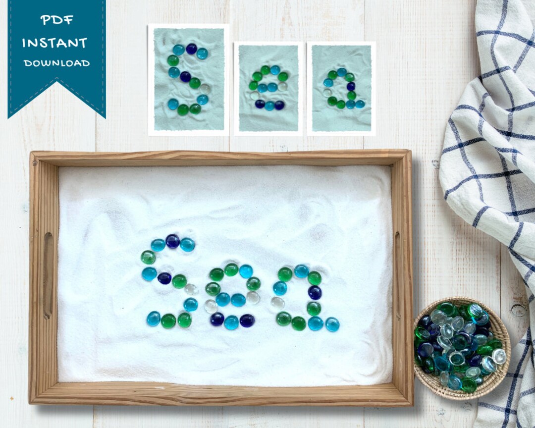 Loose Parts Card,marbles, Flat Glass Ball, Marbles, Alphabet A-Z Cards ...