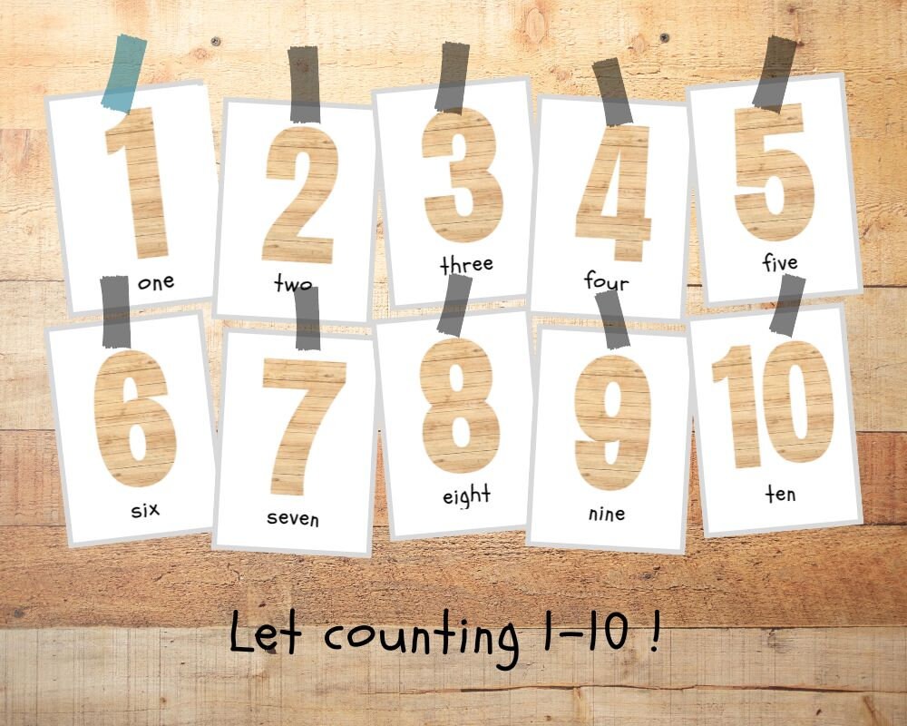 Loose Parts Card, Wood Beads Math Cards, Nature Loose Parts, Montessori ...