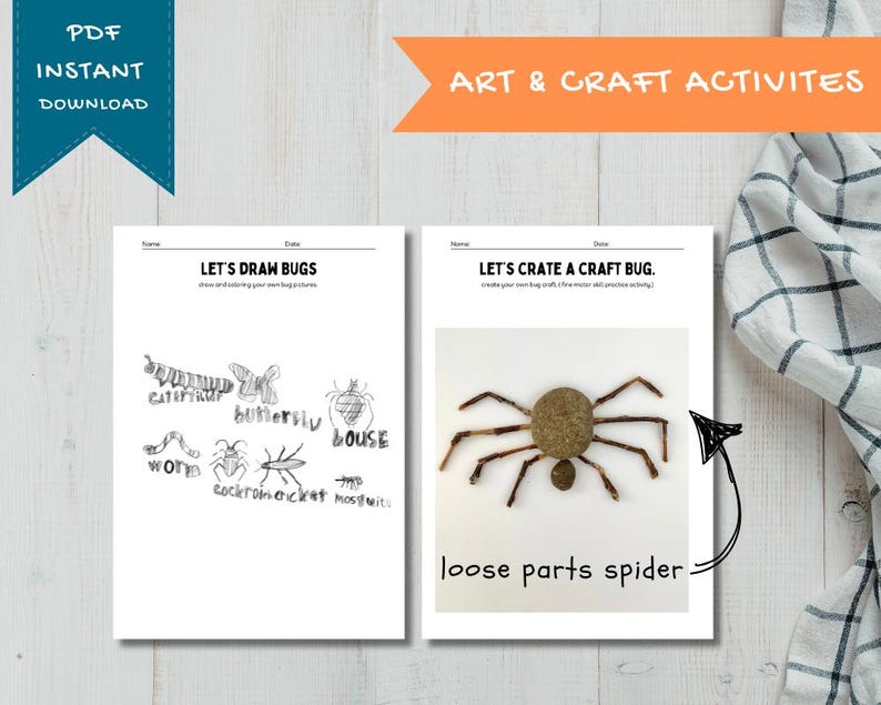 20 Bug Flashcards | Bug Flash Cards | Natural Loose Parts Cards ...
