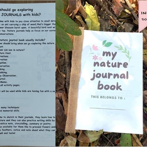 Kids Nature Journal Book, Scavenger Hunt, Outdoor Activity (PDF Pattern ...