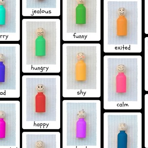 Printable Emotion Flashcards | Peg Doll Montessori Materials (digital ...