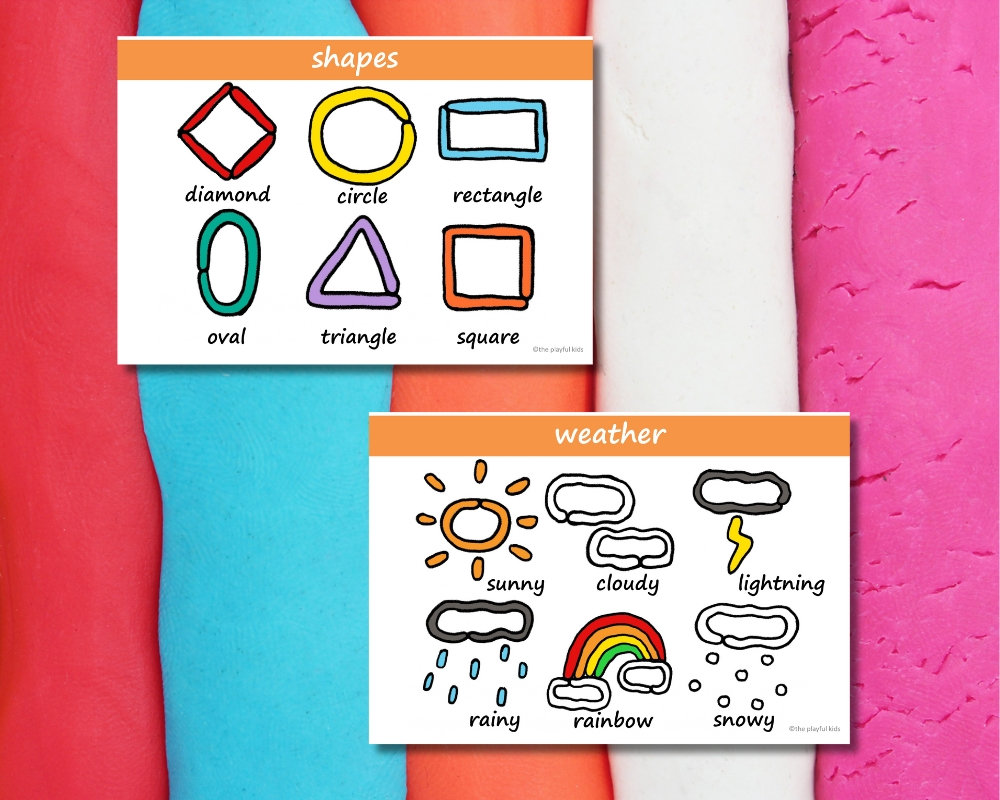 Play Dough Mats Fine Motor Skills Preschool Kindergarten,activity for ...