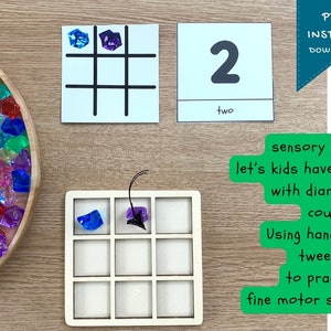 Loose Parts Cards,diamond Pattern Practices, Color Sorting Pattern, 1 ...