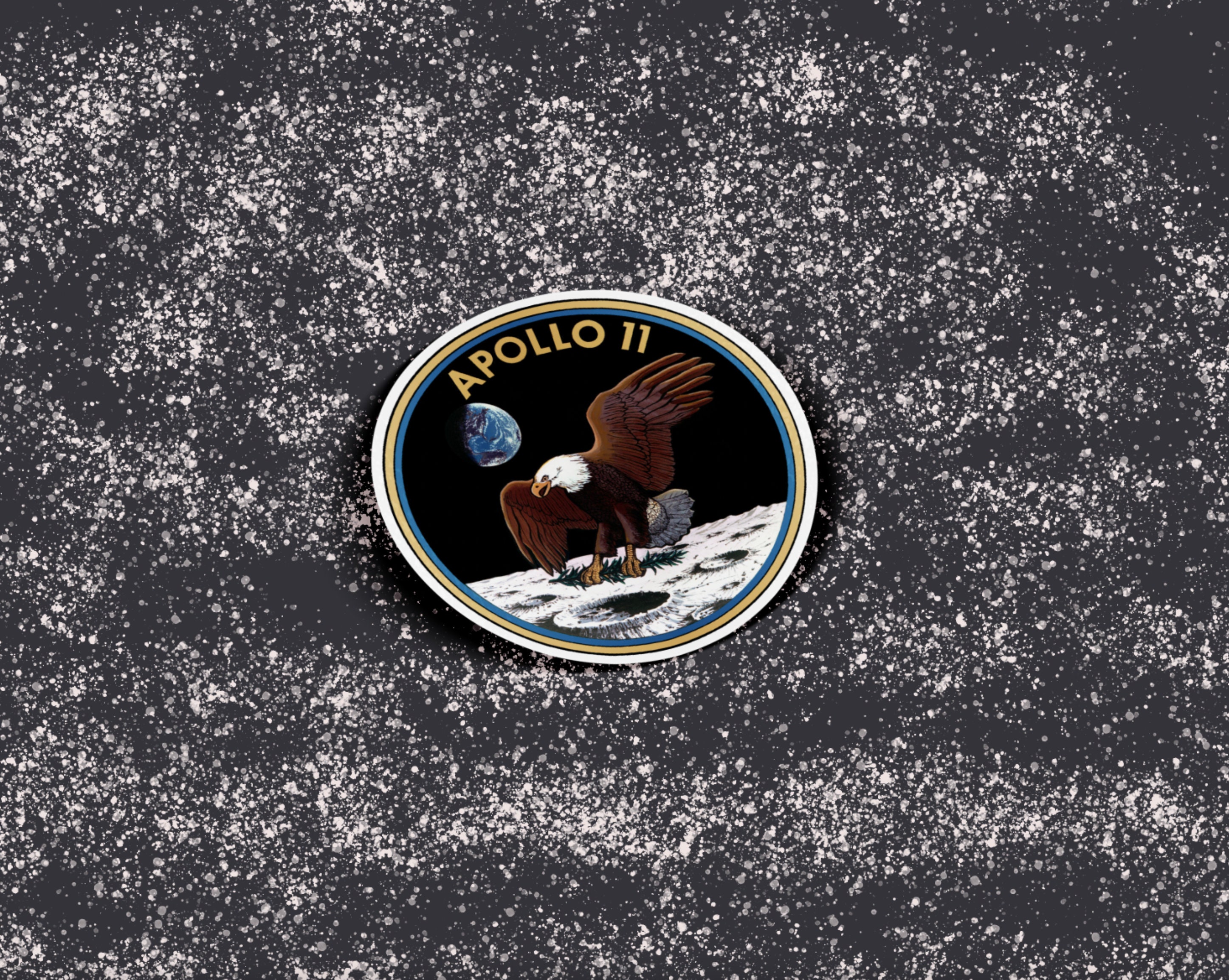 80mm Nasa Apollo 11 Moon Landing Decal Vinyl Sticker Reusable | Etsy