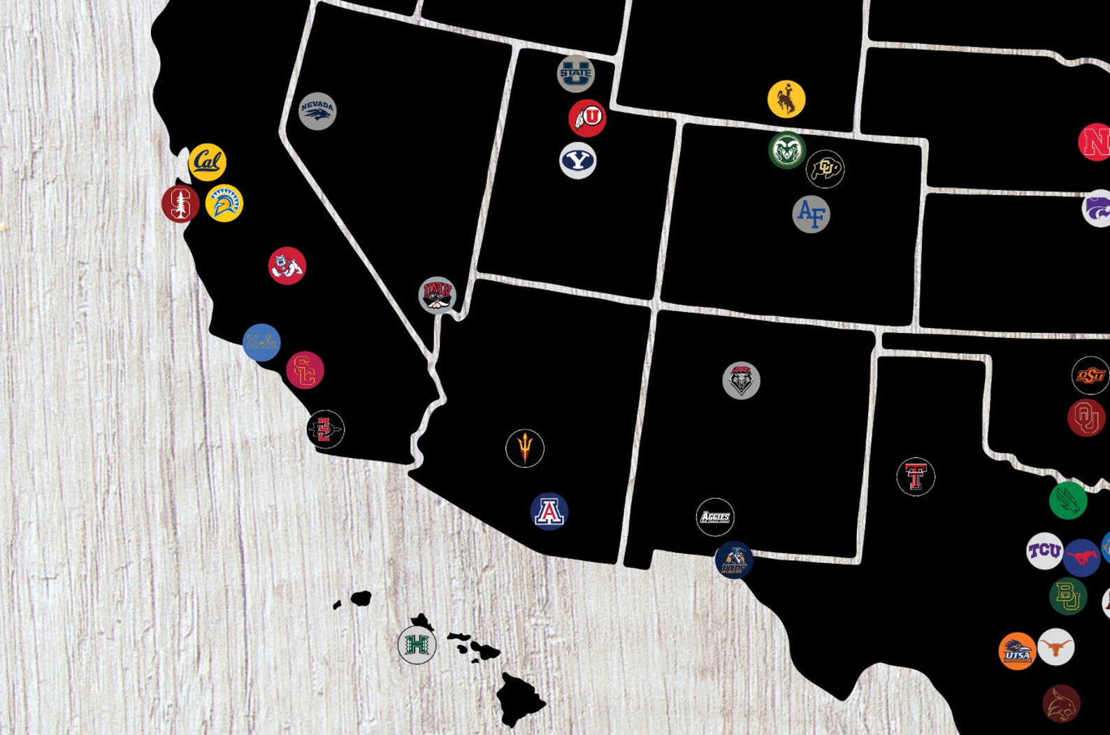 Printable College Football Stadium Map Digital Download - Etsy Canada