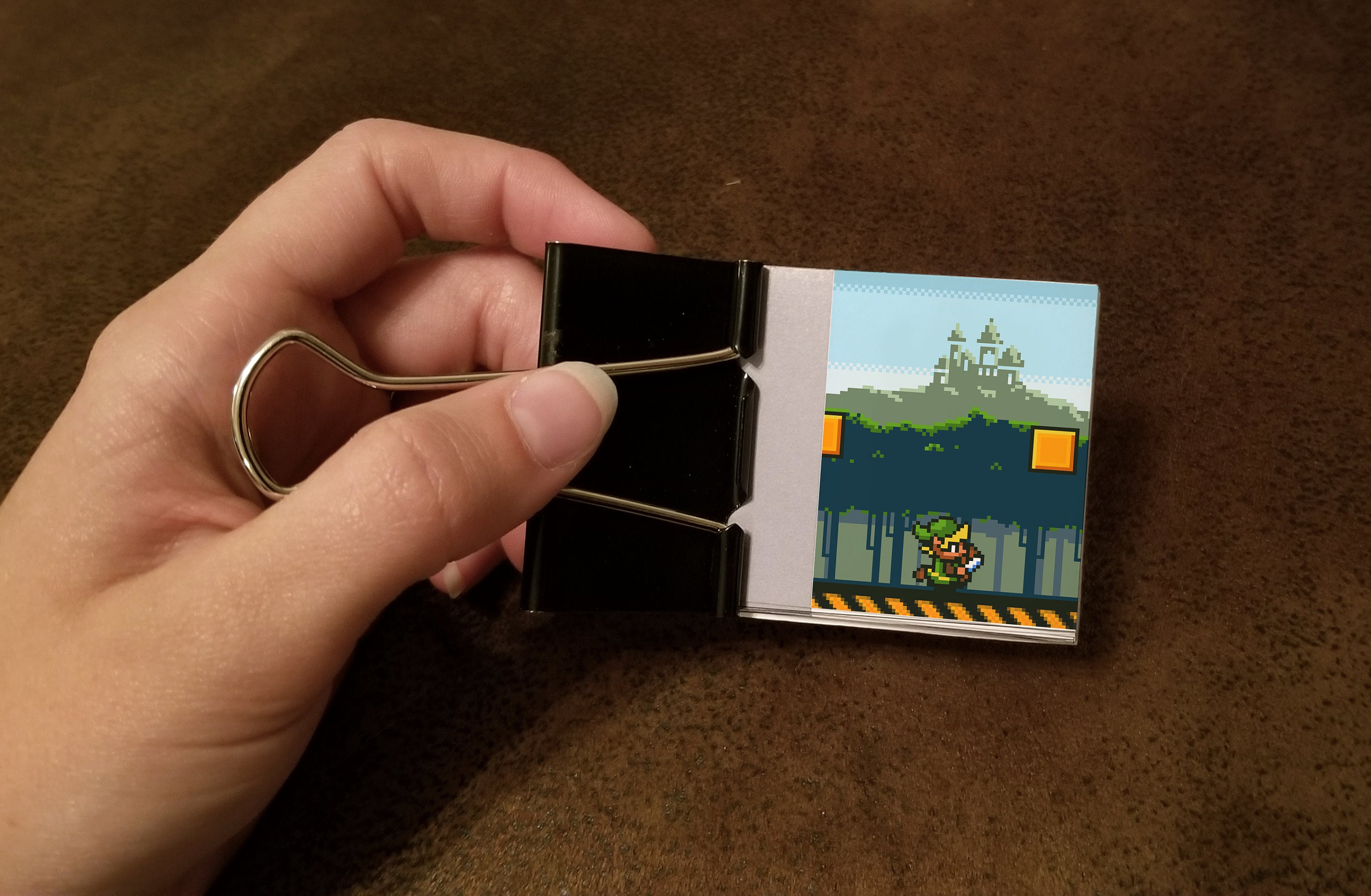 Pixel Link Printable Flipbook animated by Rigmarole - Etsy