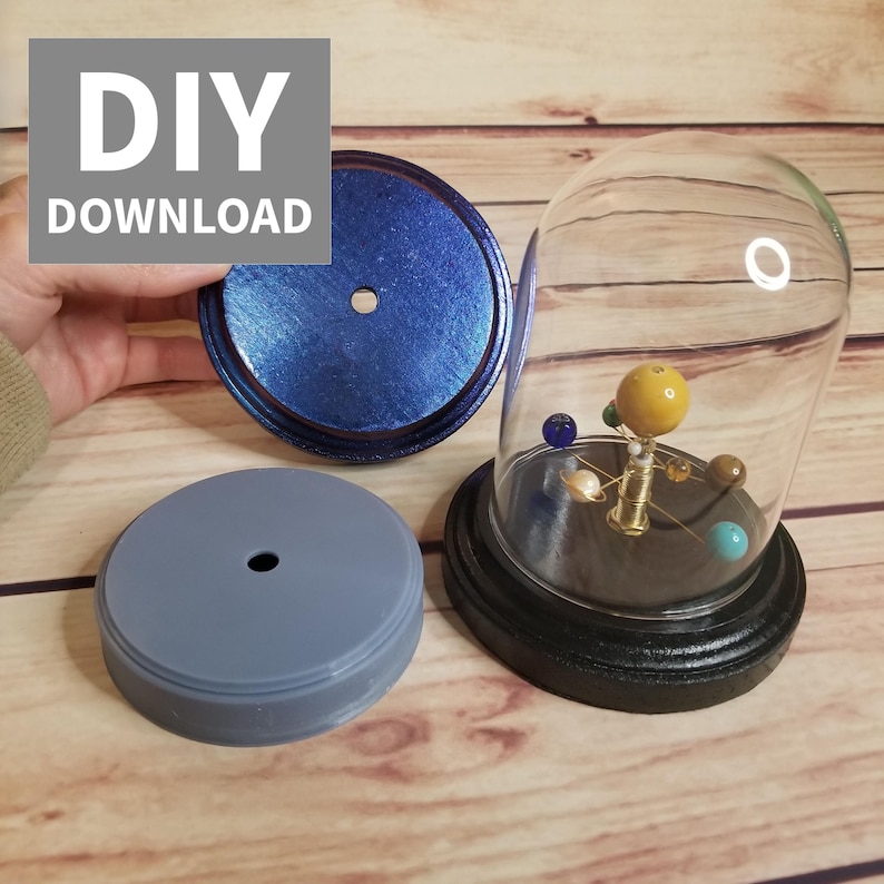 3D Model for DIY Solar System Mechanical Orrery Base - STL Digital ...
