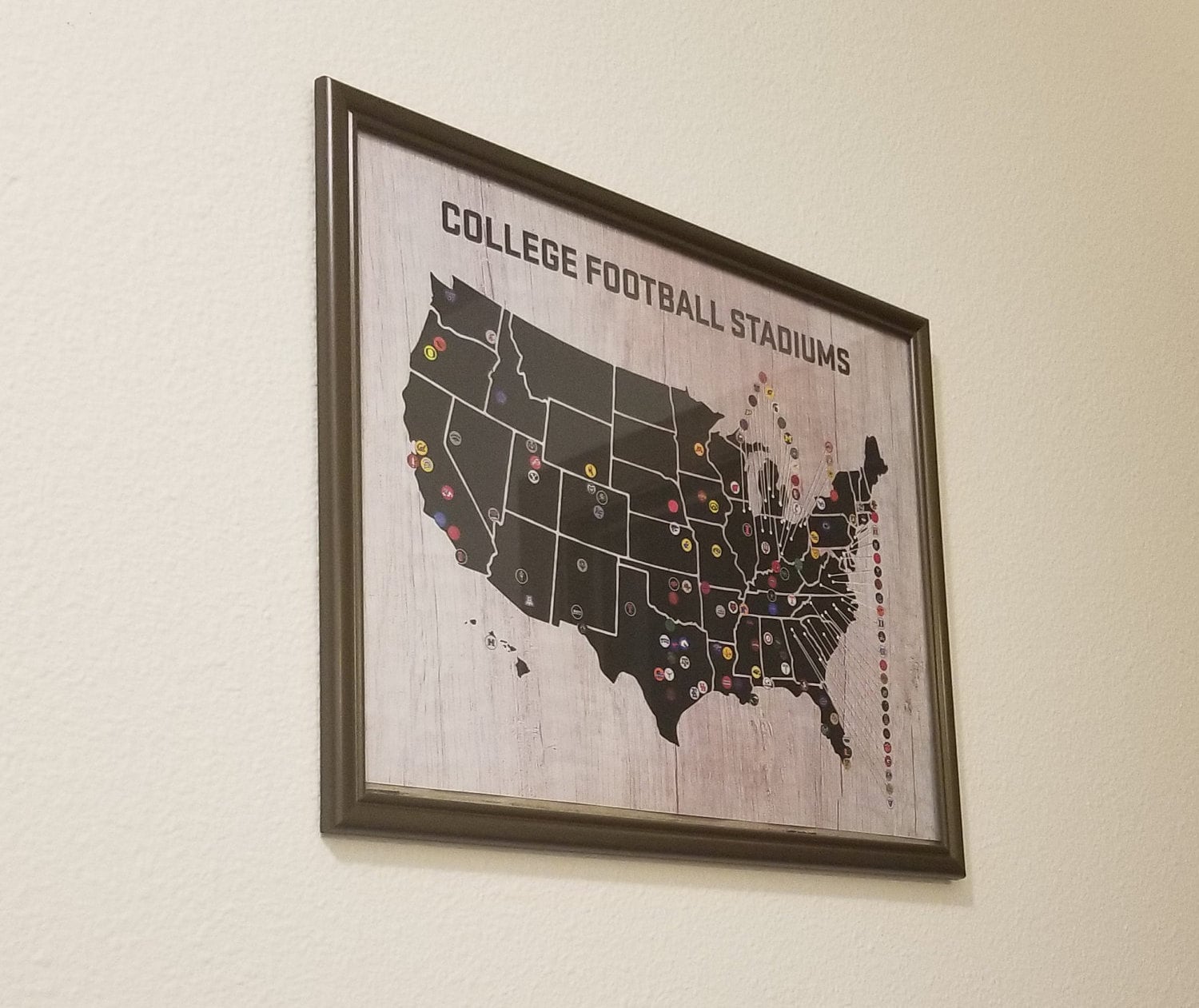 Printable College Football Stadium Map Digital Download - Etsy Canada