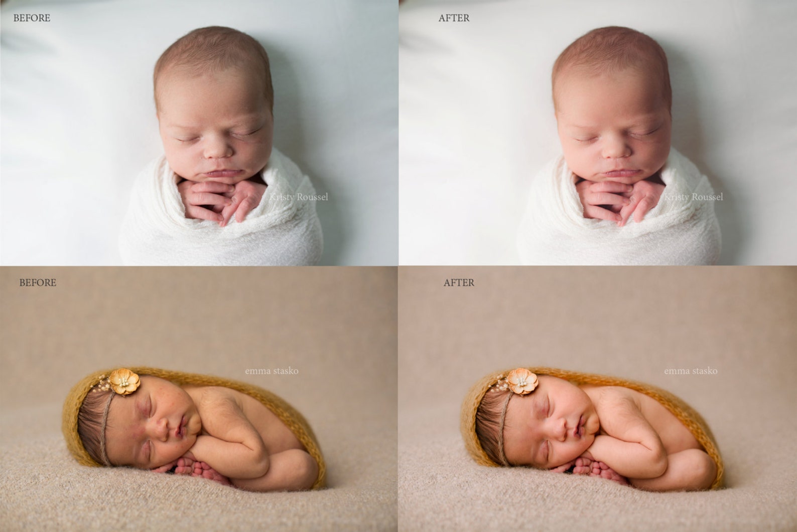Newborn Preset Bundle for Lightroom - Includes 14 Presets - One Click ...