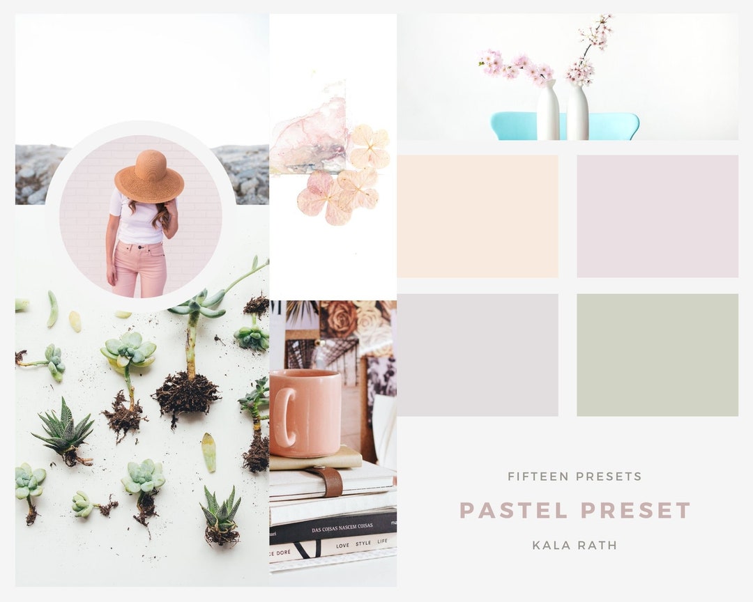 15 PASTEL PRESETS! - MOBILE Lightroom Preset for Photographers - One ...