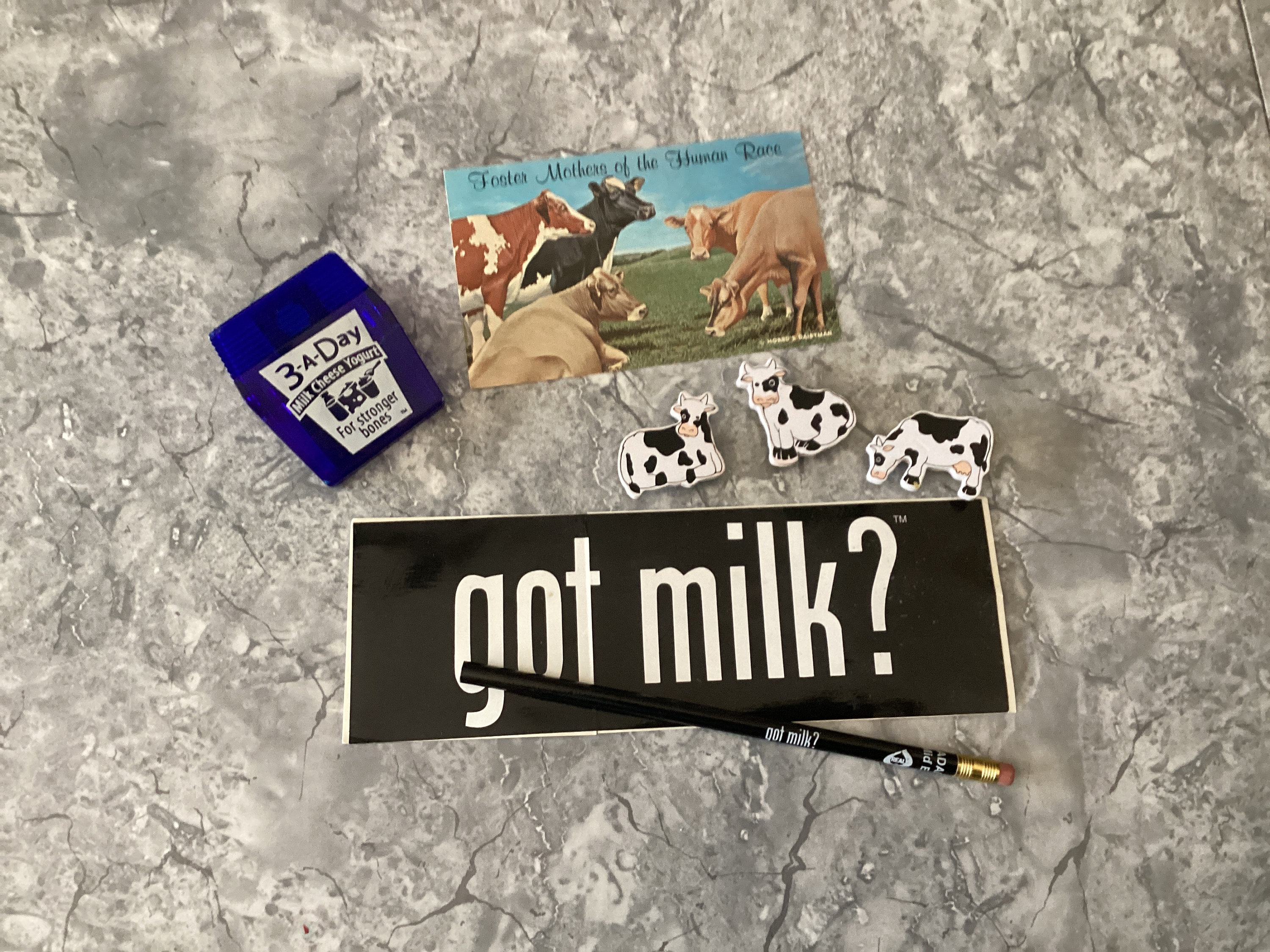 Set Vintage Cute Dairy Cow Magnets and Postcard and Got Milk - Etsy