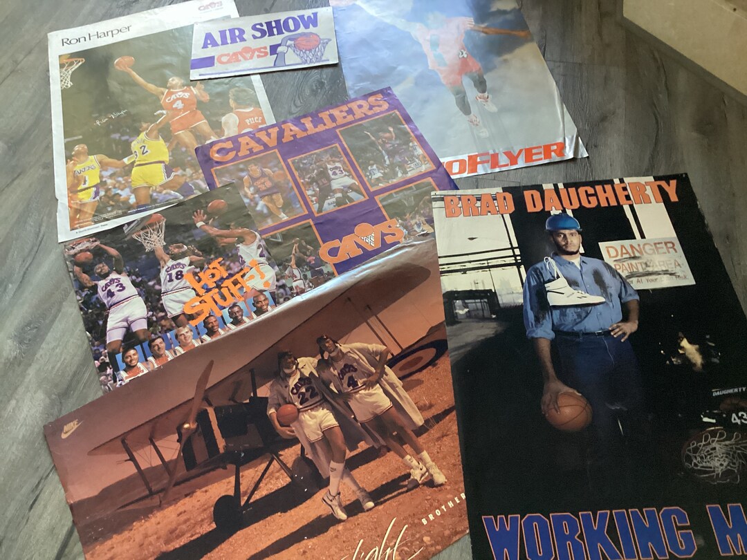 Choice RARE VINTAGE Cleveland Cavs From 80's, Ron Harper, Larry Nance ...